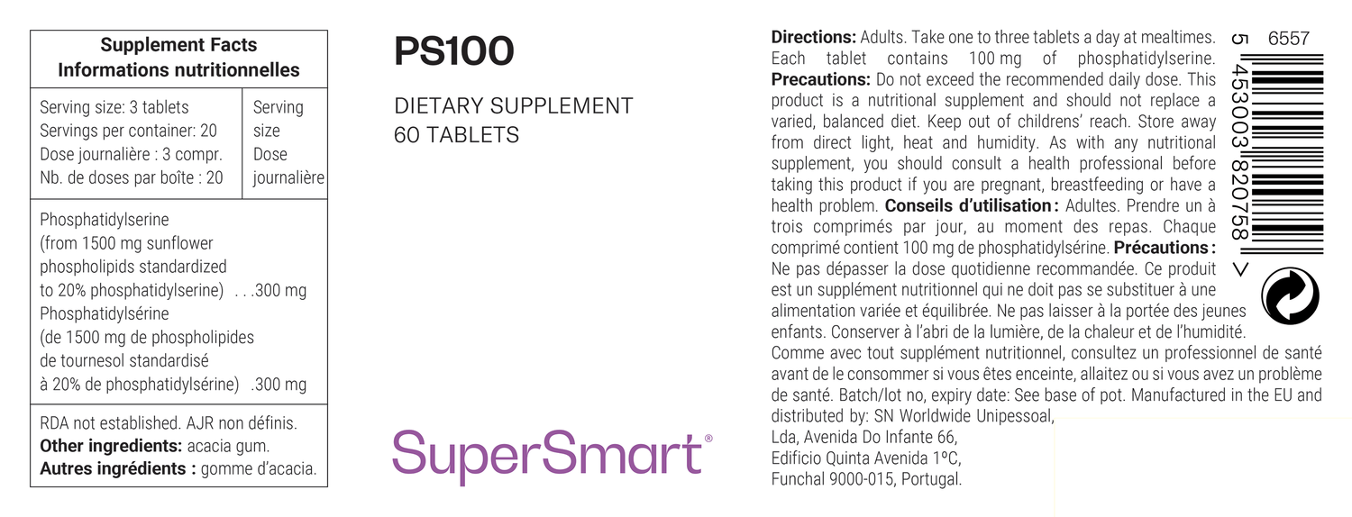 PS 100 : Complément de Phosphatidylsérine de Référence - Bienfaits & Avis