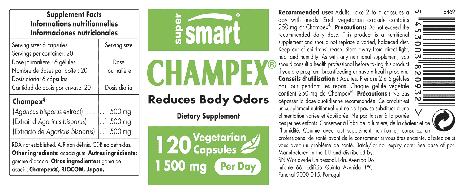 Champex®, Agaricus Bisporus Dietary Supplement - Benefits