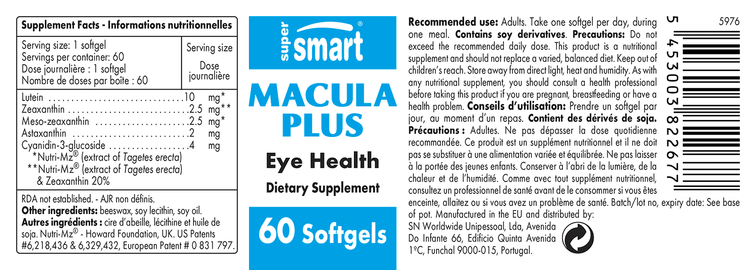 Buy Macula Plus, 60 Softgels: Eye Formula - Benefits