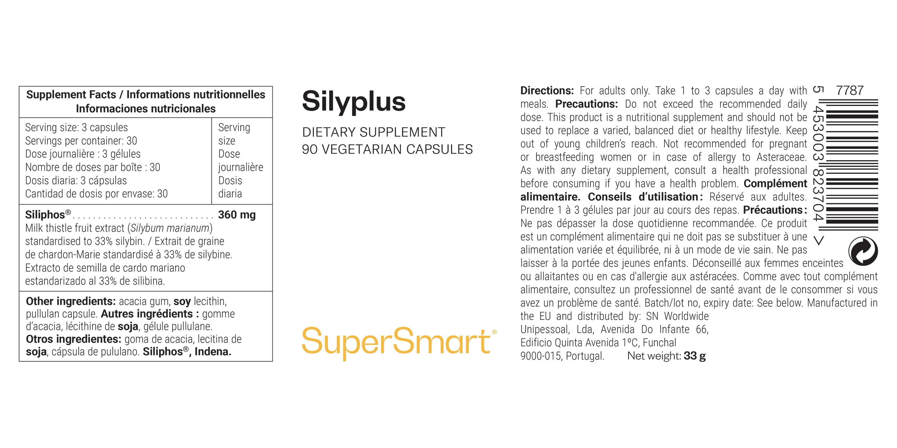 Silyplus - Silymarin Supplement to Promote Liver Health