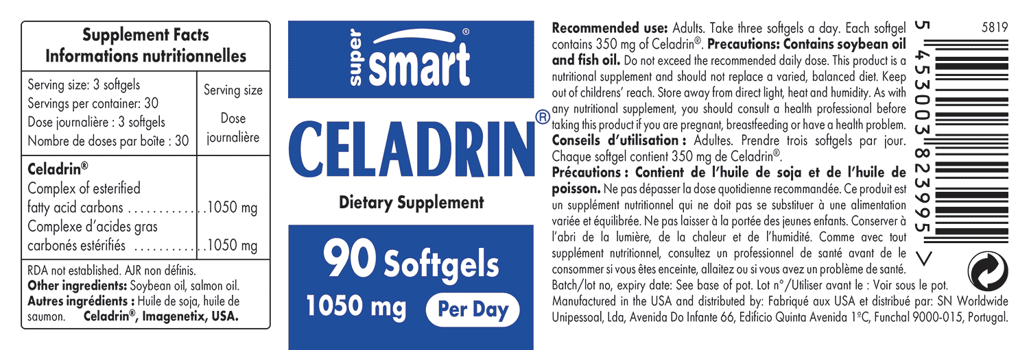 Celadrin 350 mg | Complément d'Acides gras Estérifiés