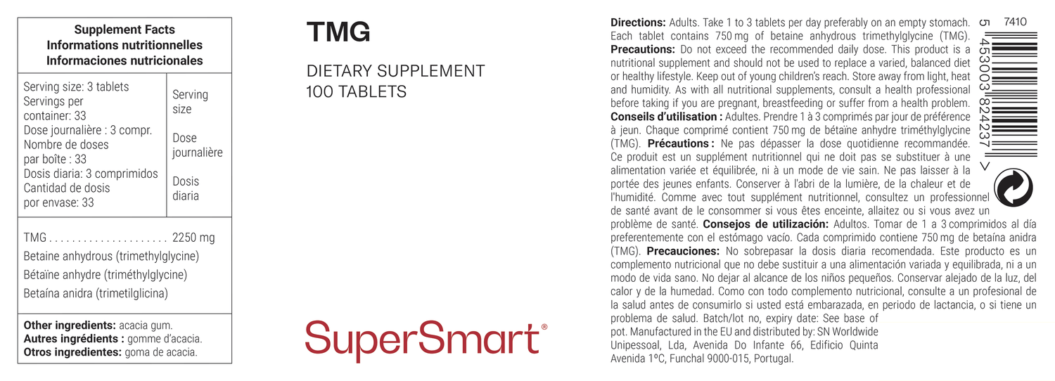 TMG - Trimethylglycine Supplement for Cardiovascular Health