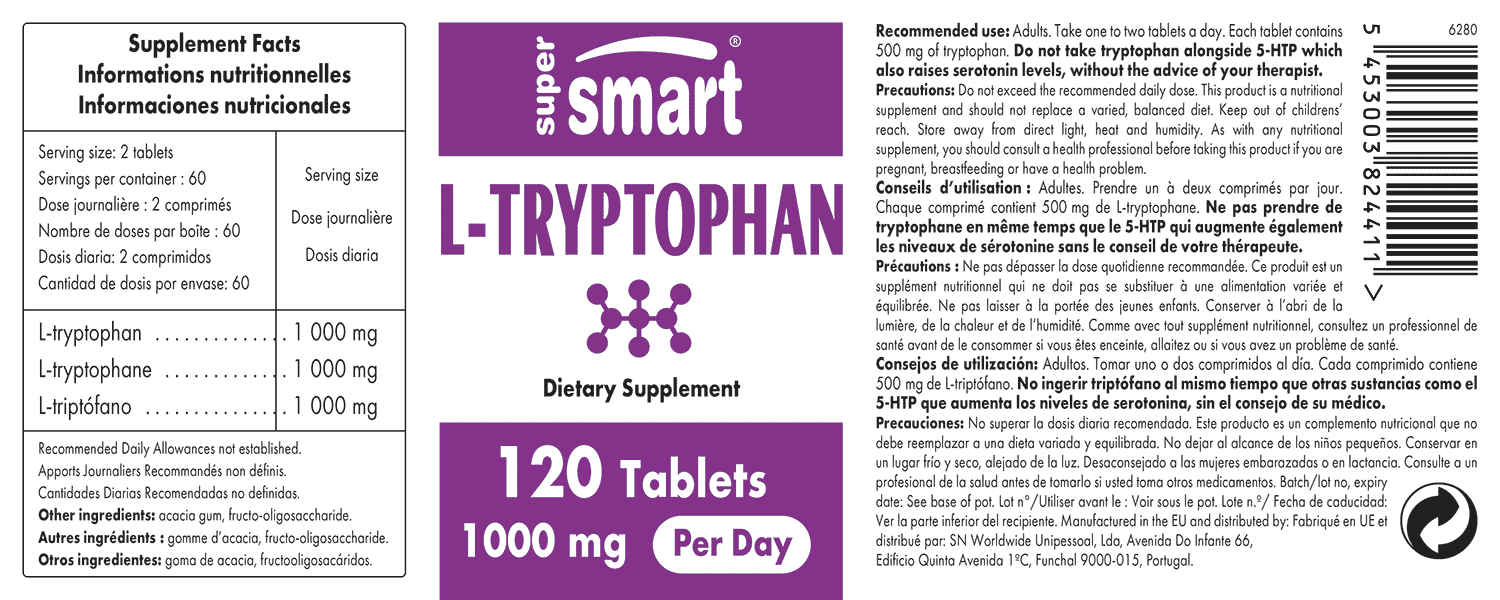L Tryptophane 500 mg | Avis, Effets et Posologie pour le Sommeil