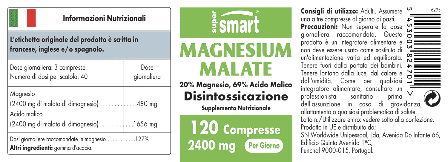 Magnesium Malate | Integratore di magnesio malato