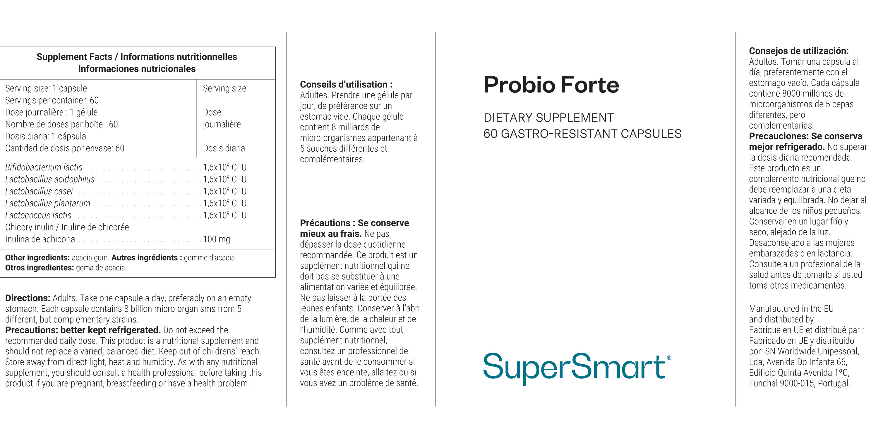 Probio Forte - Probiotic Supplement to Restore Gastrointestinal Health