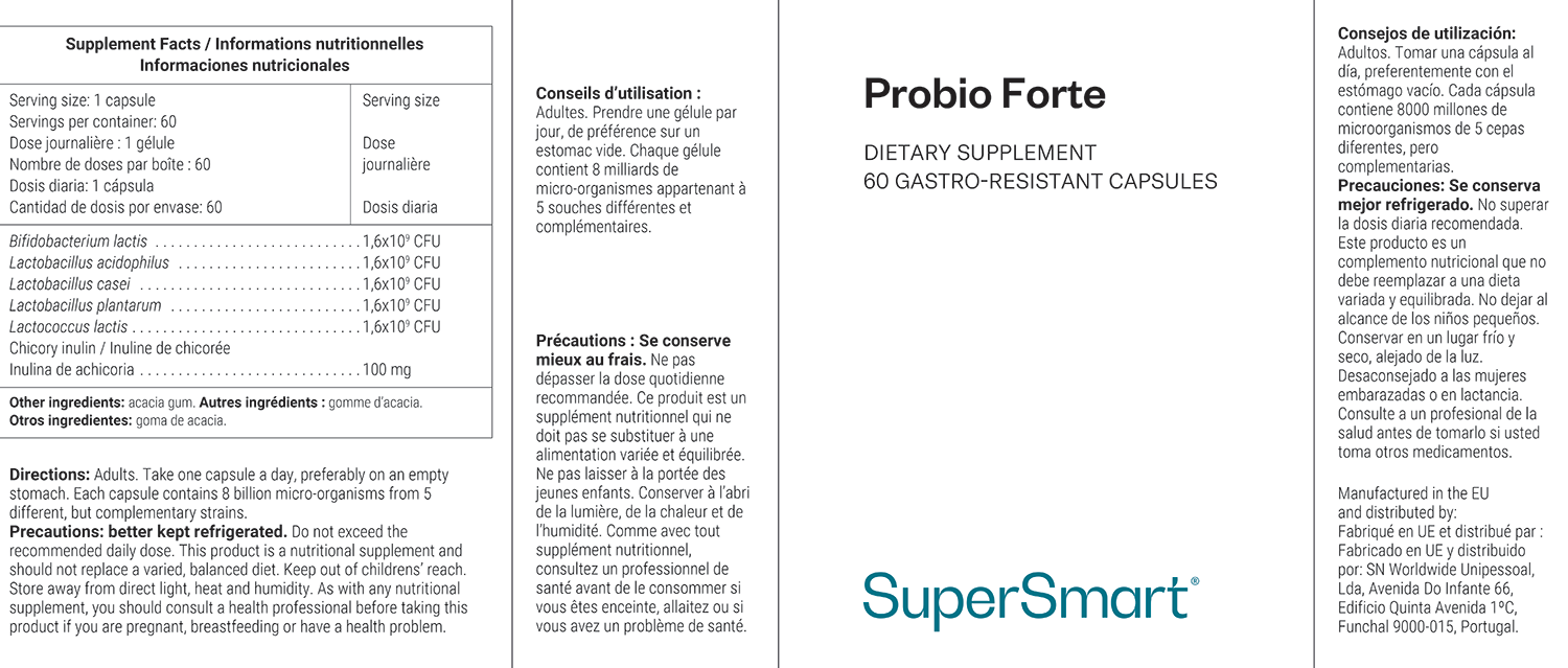 Probio Forte | Complément Probiotique de Référence