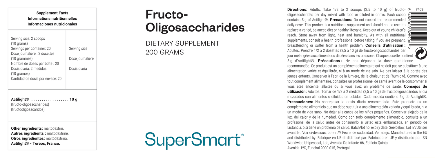 Fructo-Oligosaccharides - Prebiotic Fiber for Gastrointestinal Health