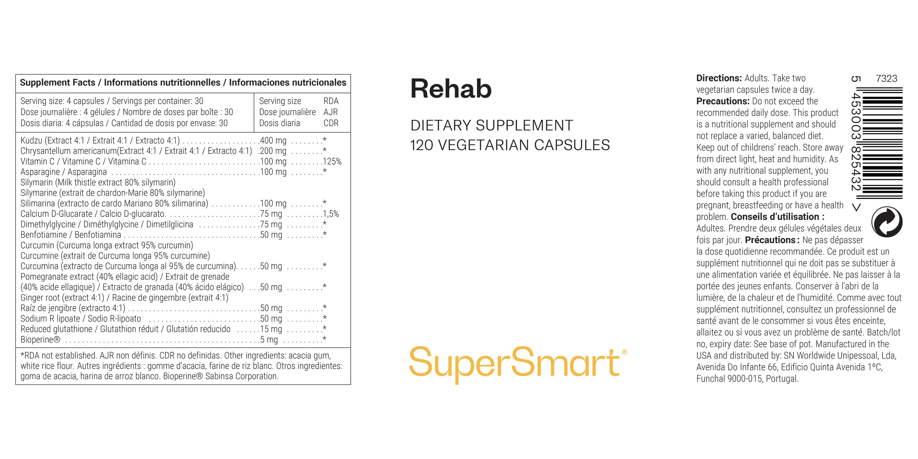 Rehab - Natural Supplement to Stimulate Alcohol Detoxification