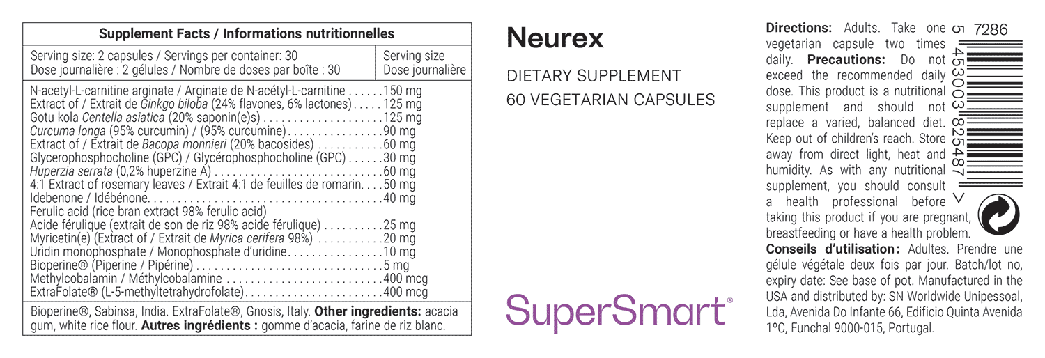 Neurex | Fórmula Excepcional para el Cerebro – Beneficios