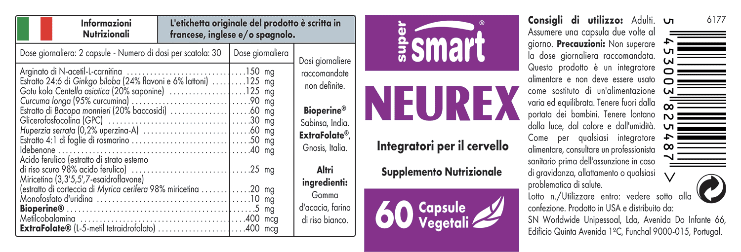 Neurex | Formula eccezionale per il cervello – Benefici