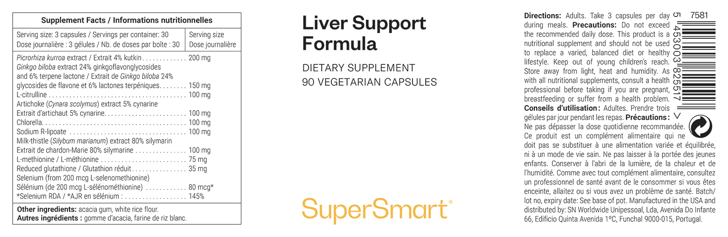 Liver Support Formula | Complément Alimentaire pour le Foie
