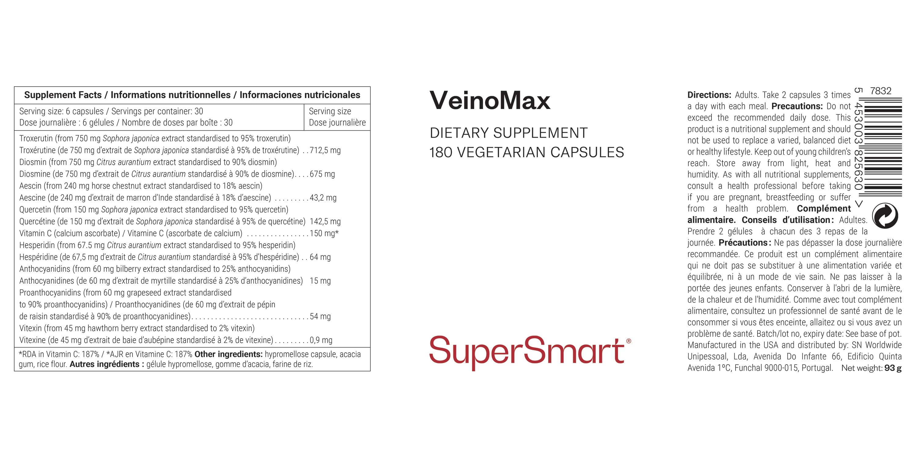 Complément pour la Circulation Sanguine : VeinoMax - Avis