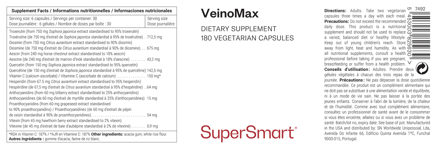 Complément pour la Circulation Sanguine : VeinoMax - Avis