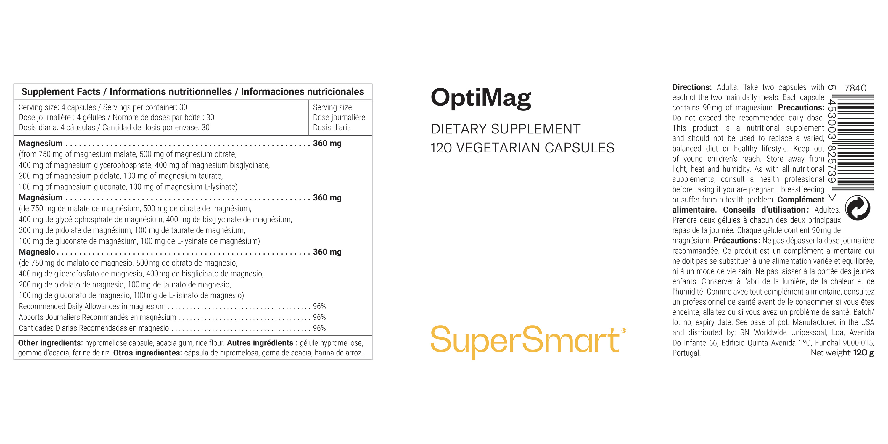 OptiMag | Powerful Magnesium Supplement (8 Bioavailable Forms)