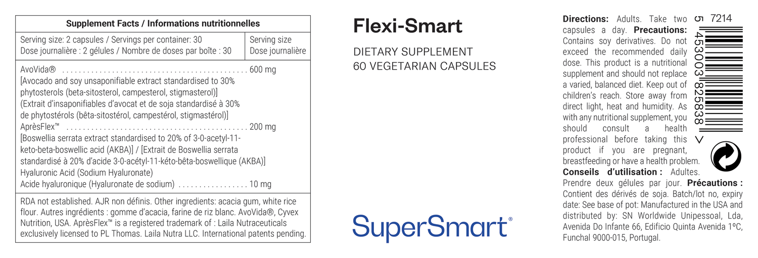 Flexi-Smart - Optimised Formula to Improve Joint Pain & Mobility
