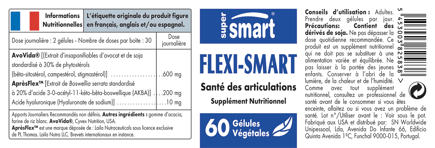 Flexi Smart 300 mg | Complément Alimentaire pour Articulations Douloureuses