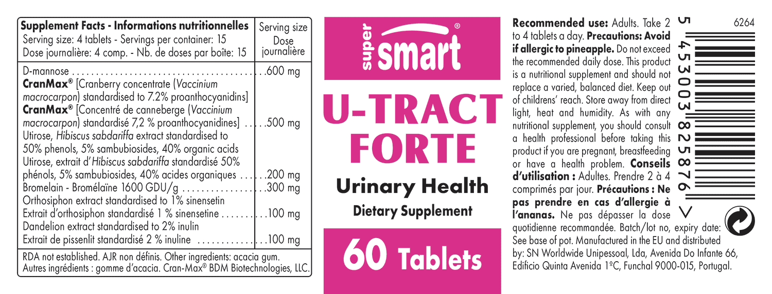 U-Tract Forte - Natural Formula to Improve Urinary Health
