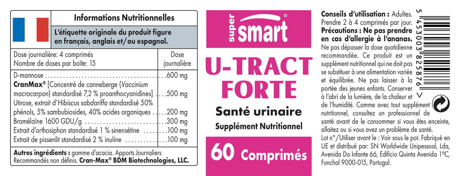 U Tract Forte | Complément Alimentaire pour le Confort Urinaire