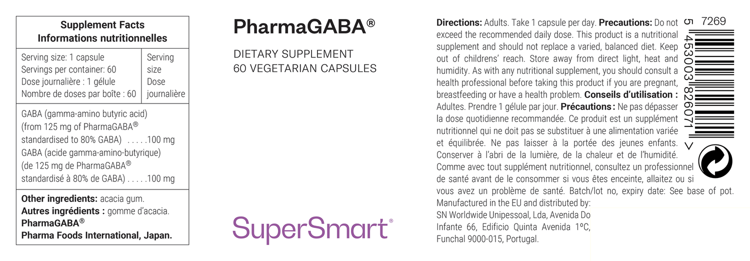 PharmaGABA® - Natural GABA to Fight Stress and Anxiety