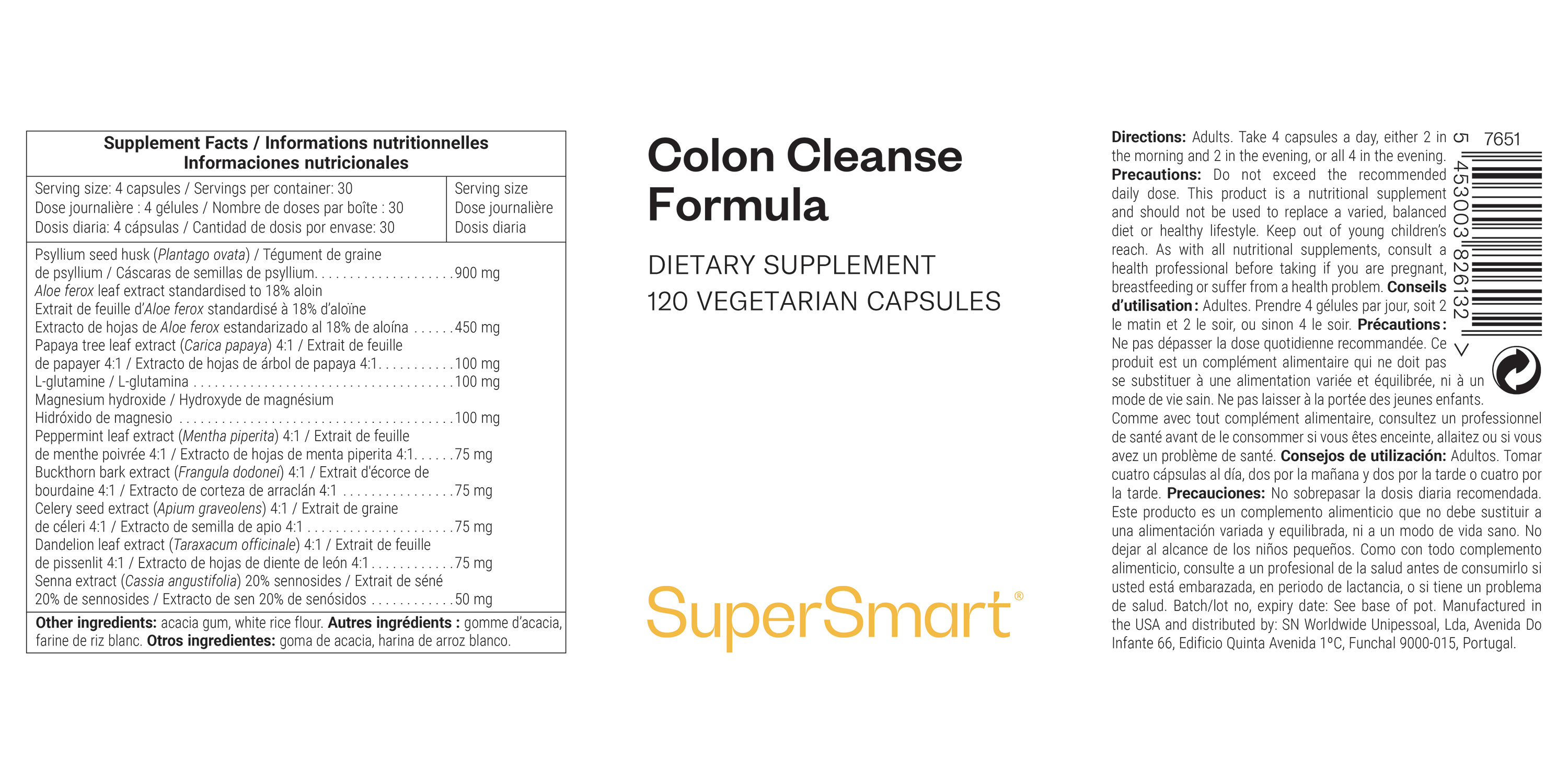 Colon Cleanse Formula – Natural Detox for a Healthy Intestinal Flora