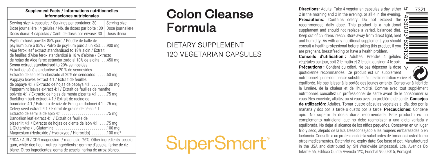 Colon Cleanse Formula – Natural Detox for a Healthy Intestinal Flora