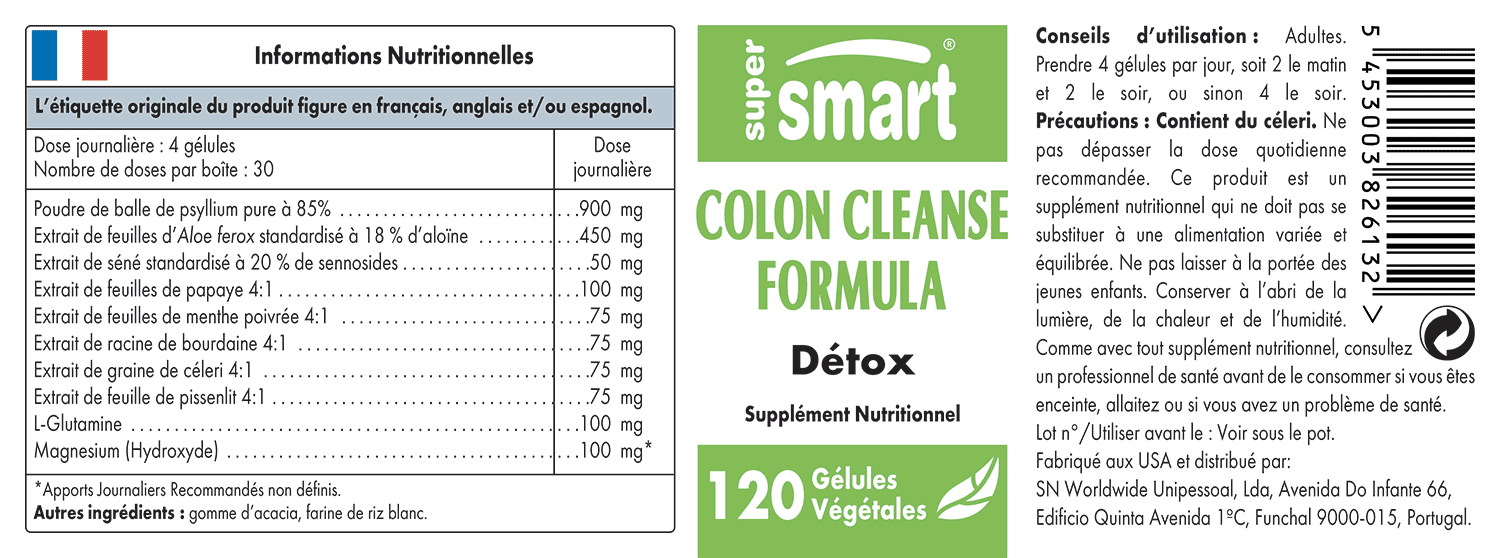 Colon Cleanse Formula | Nettoyant Naturel du Colon