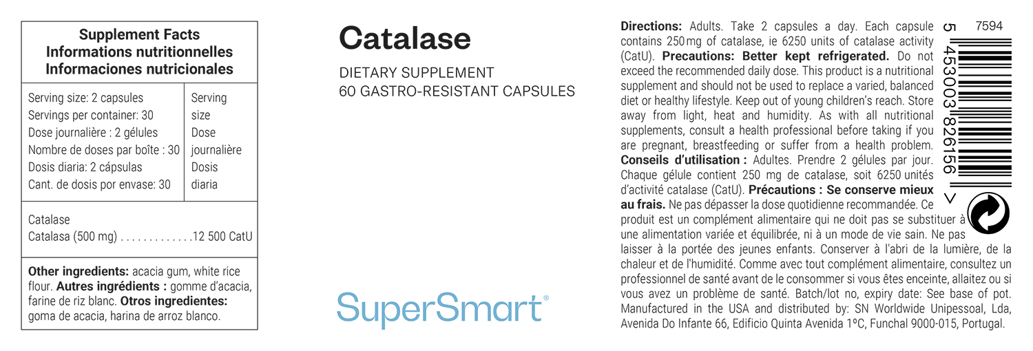 Catalase Anti-aging - bestrijding veroudering - Supersmart.com