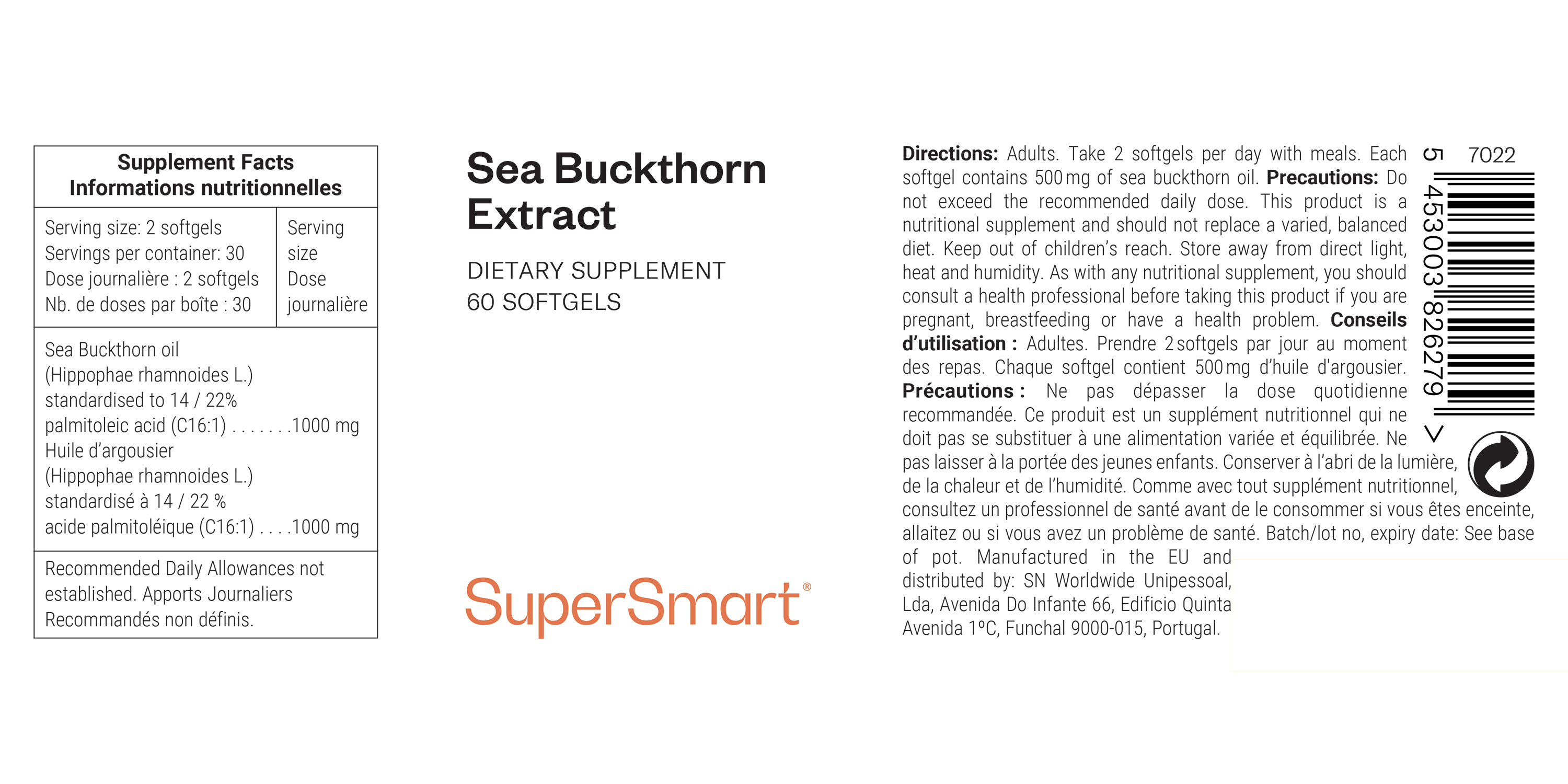 Sea Buckthorn Extract – Essential Omega 7 Fatty Acids for the Skin