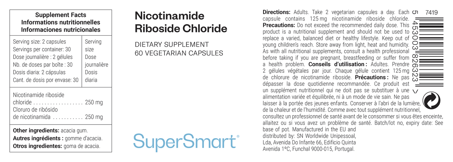 Nicotinamide Riboside Chloride – Vitamin B3 to Boost Cell Metabolism