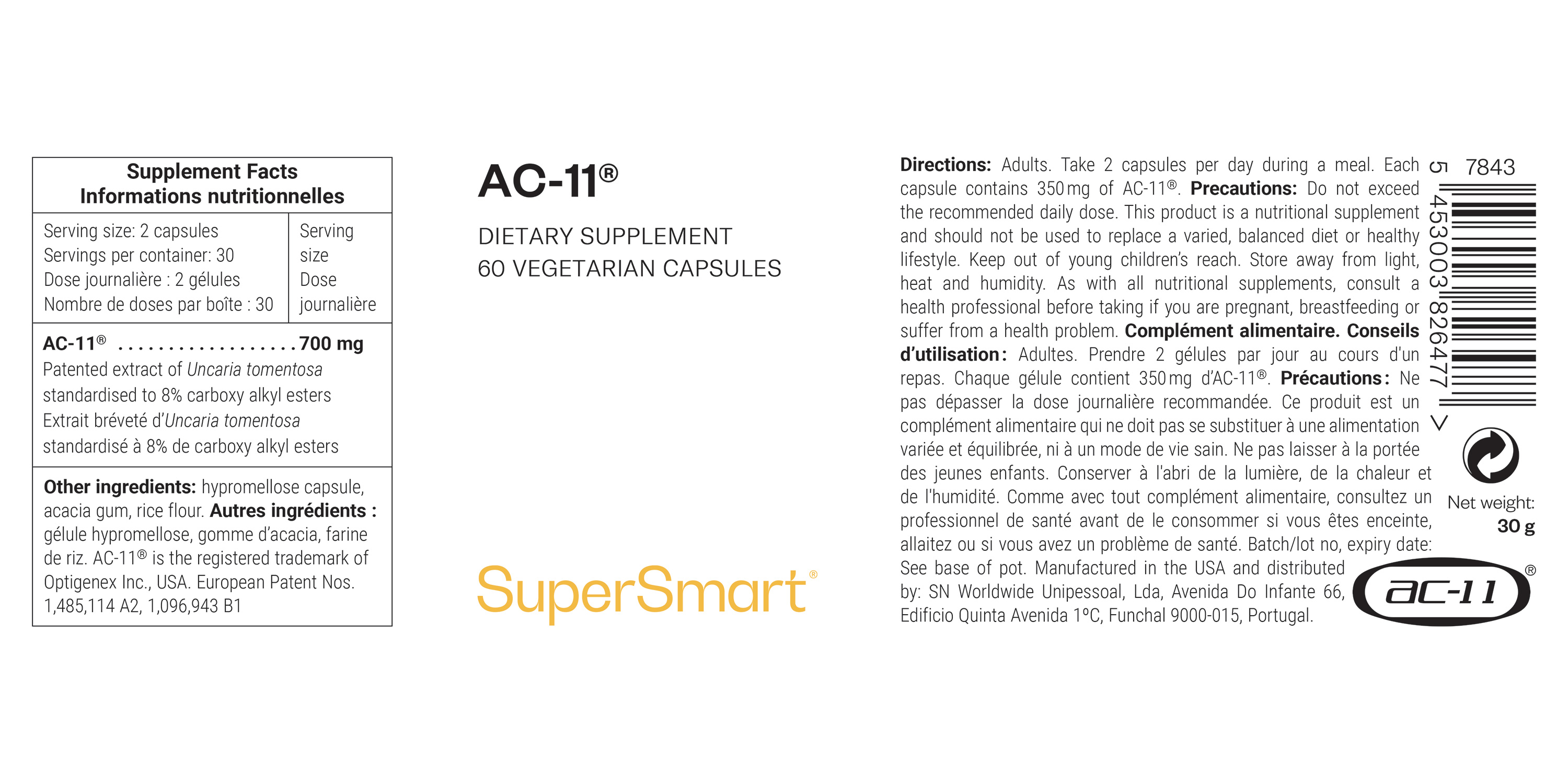 AC-11® - Natural Extract to Help Restore Good Cellular Function