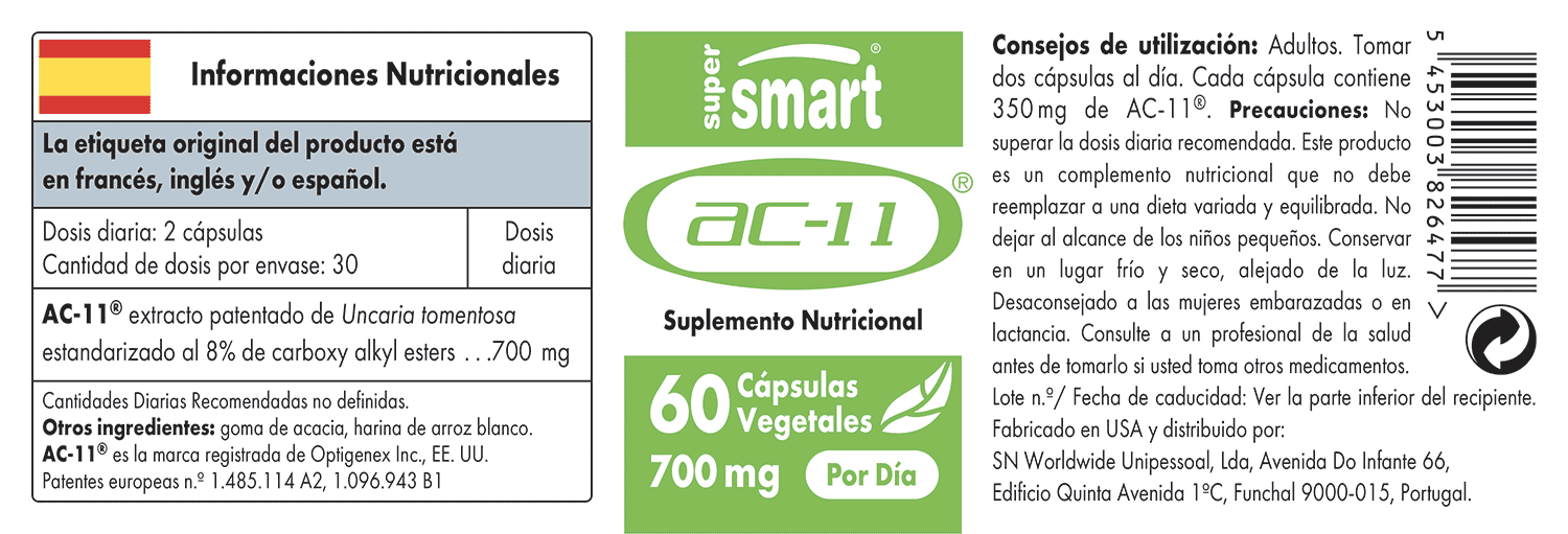 Complemento AC-11- Extracto Botánico, Repara el ADN Dañado