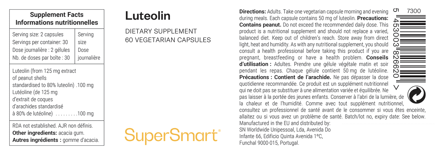 Luteolin | Complément 100 % Naturel de Luteoline
