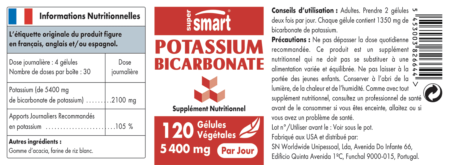 Bicarbonate de Potassium | Complément Alimentaire | Bienfaits & Posologie