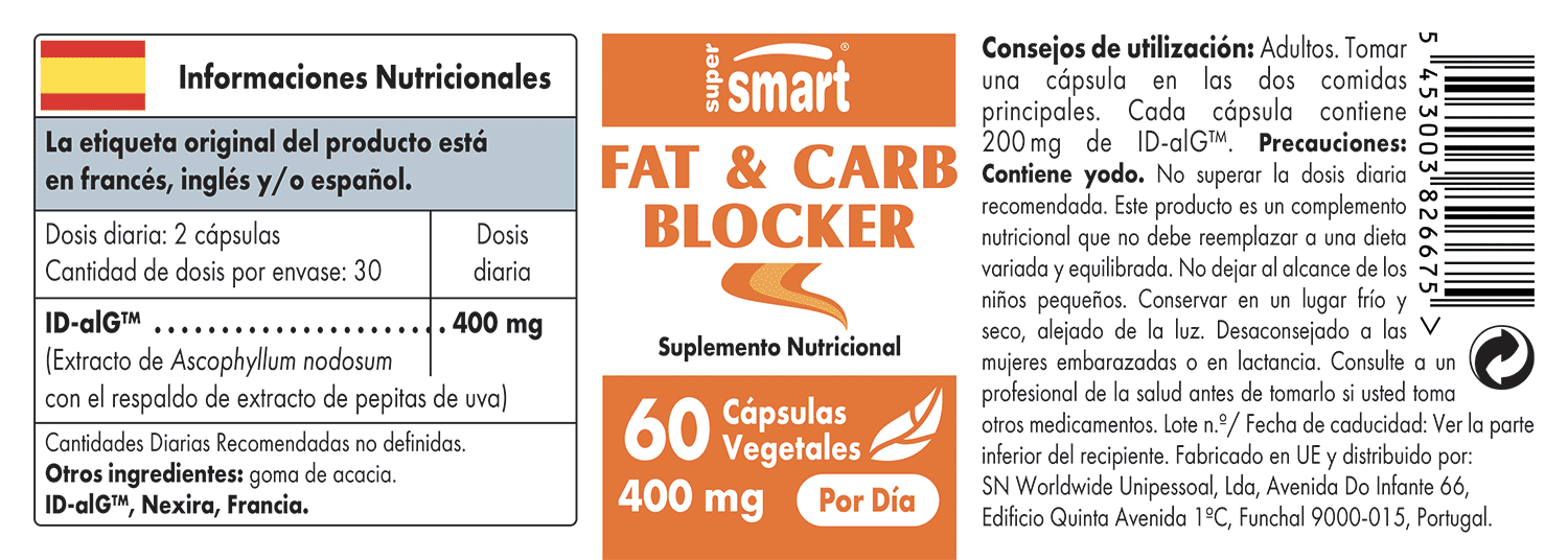 Fat & Carb Blocker Producto adelgazante y para la pérdida de peso ...