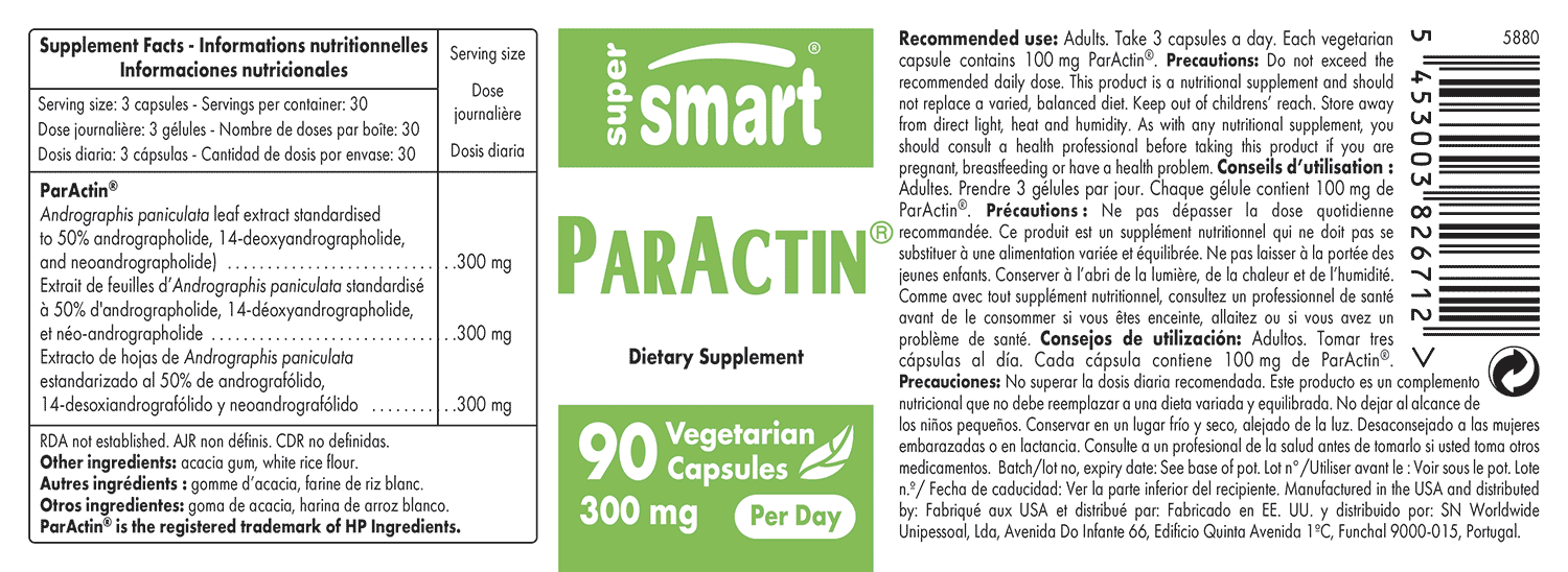 Paractin: Complemento Superior de Andrographis Paniculata
