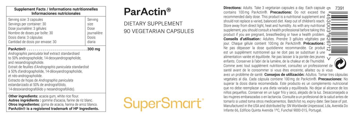 Paractin: Complemento Superior de Andrographis Paniculata
