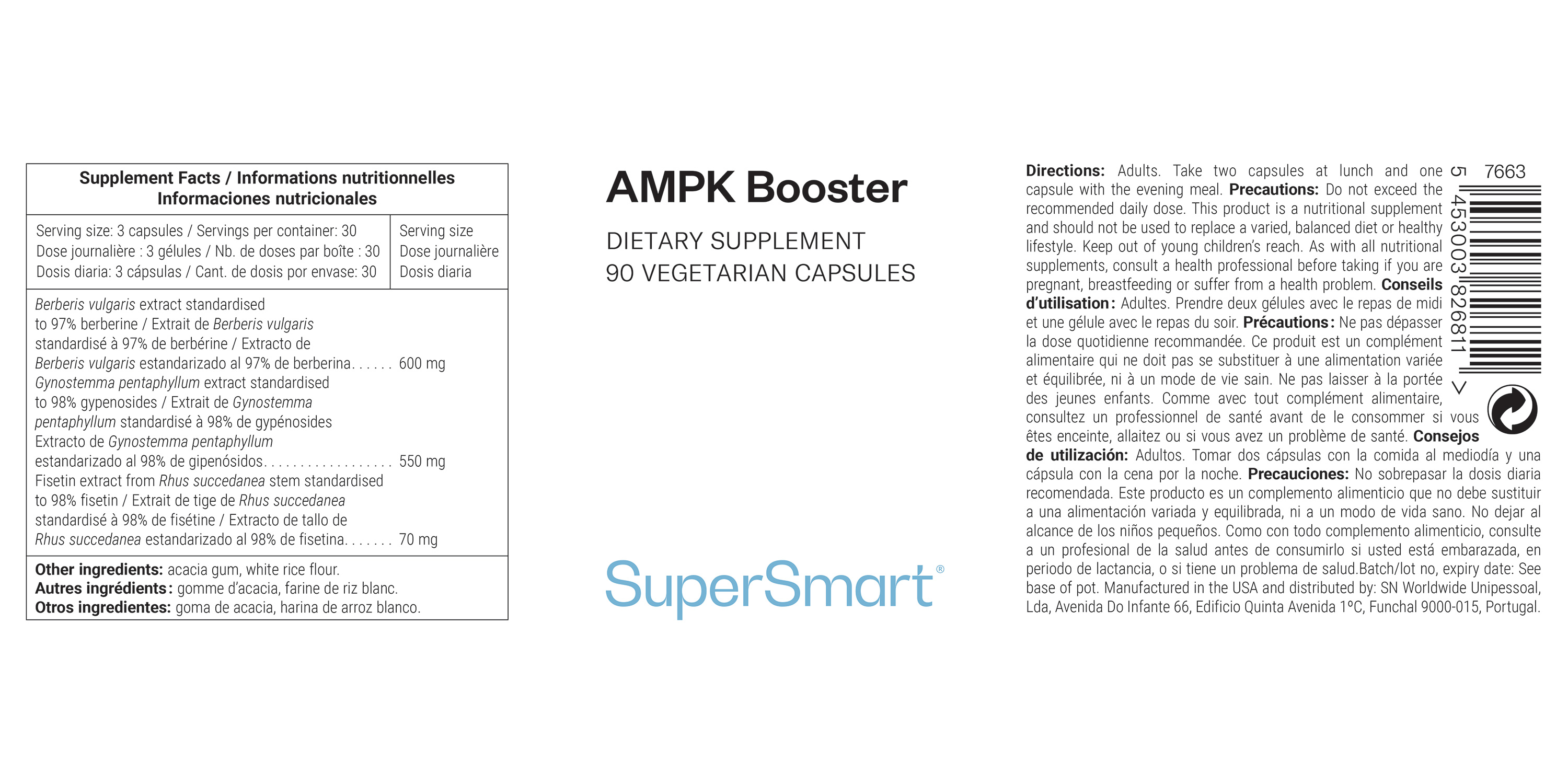 AMPK Booster | Formulé pour réactiver l’AMPK cellulaire