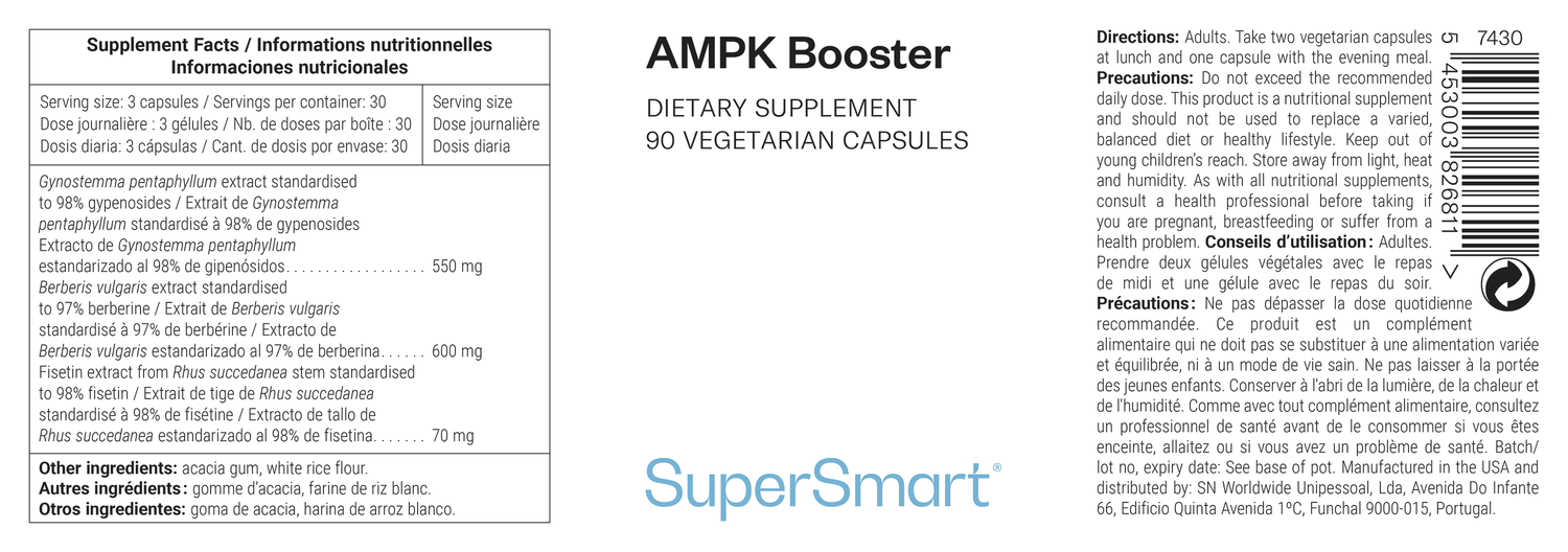 AMPK Booster | Formulé pour réactiver l’AMPK cellulaire