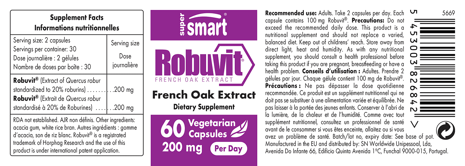 Robuvit® - French Oak Supplement for Chronic Fatigue Syndrome
