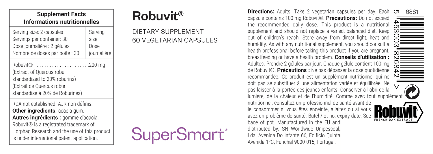 Robuvit® - Supplément de bois de chêne français