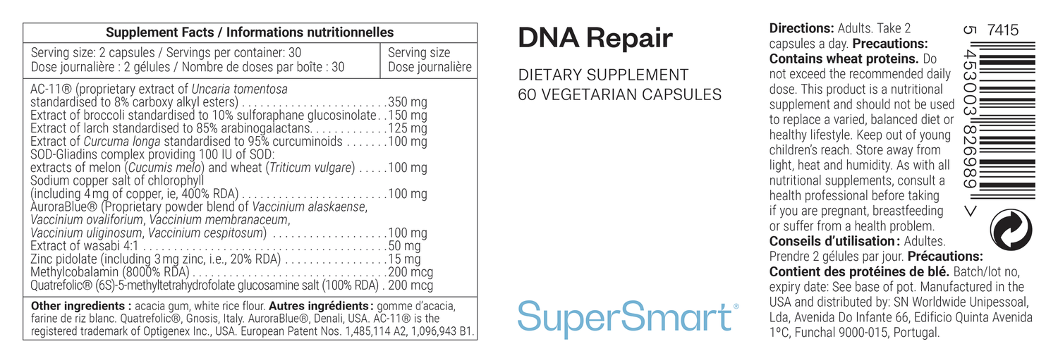 DNA Repair - Protects & Enhances the Body's Ability to Repair DNA