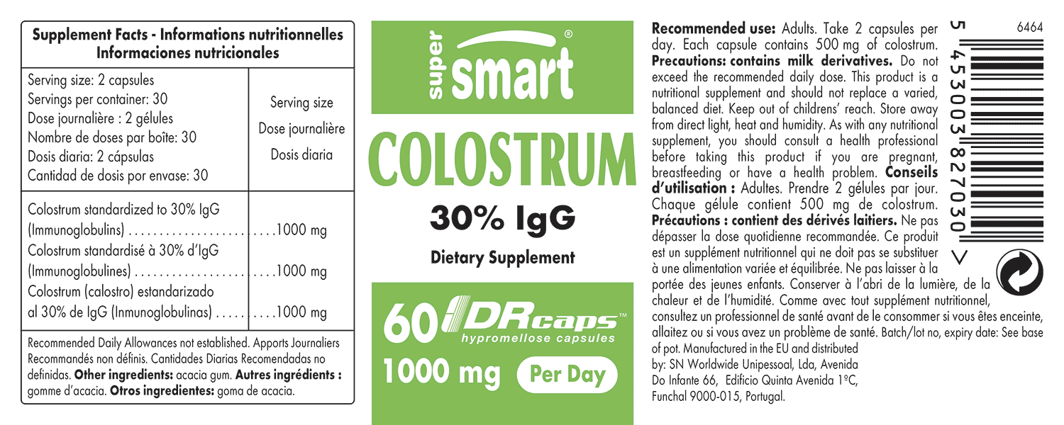 Colostrum de 500 mg - Suplementos Nutricionales para acelerar tu ...