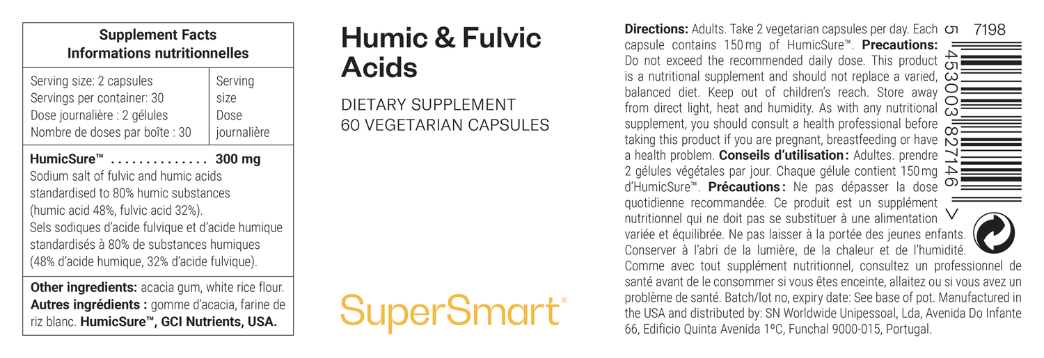 Humic & Fulvic Acids - Chelates Toxins and Stimulates Immunity