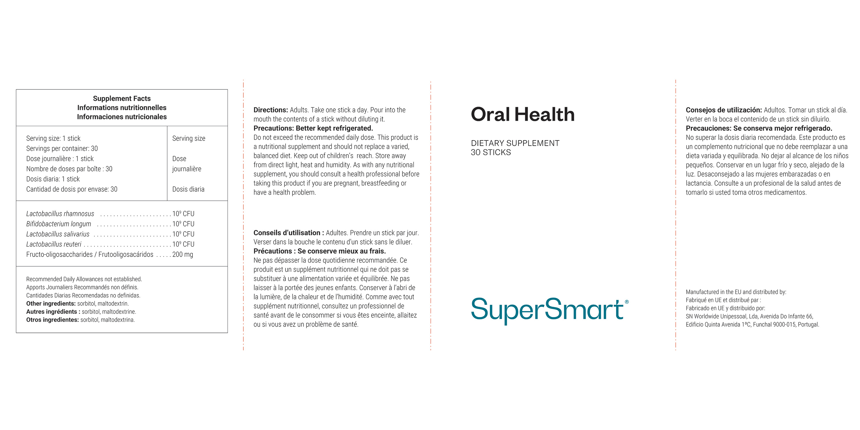Oral Health - Probiotic Sticks to Improve Oral Well-Being