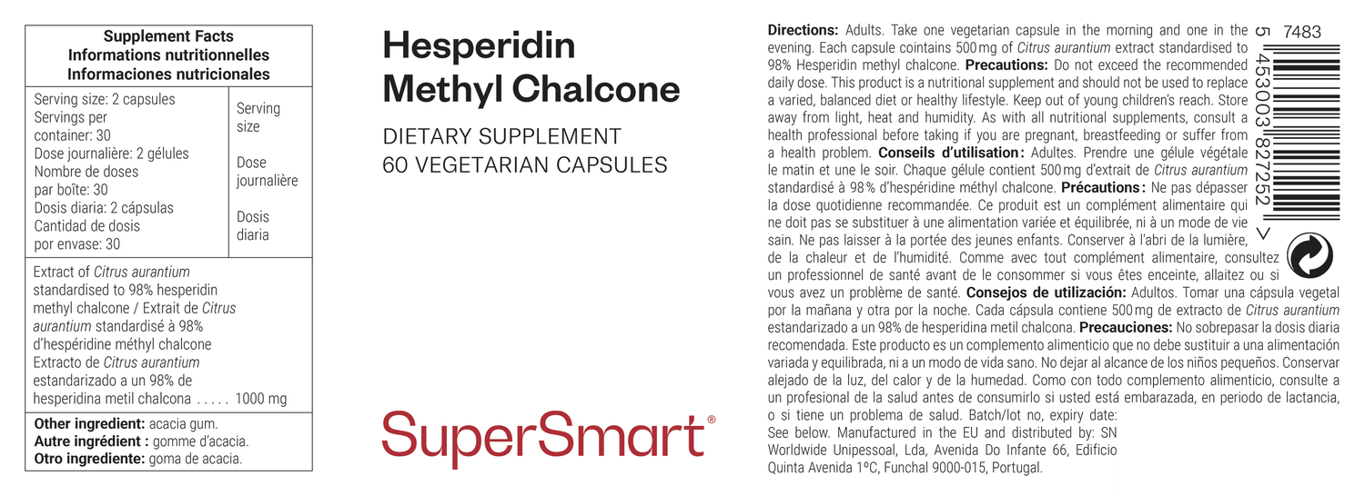 Hesperidin Methyl Chalcone - Citrus Extract to Support Venous Health