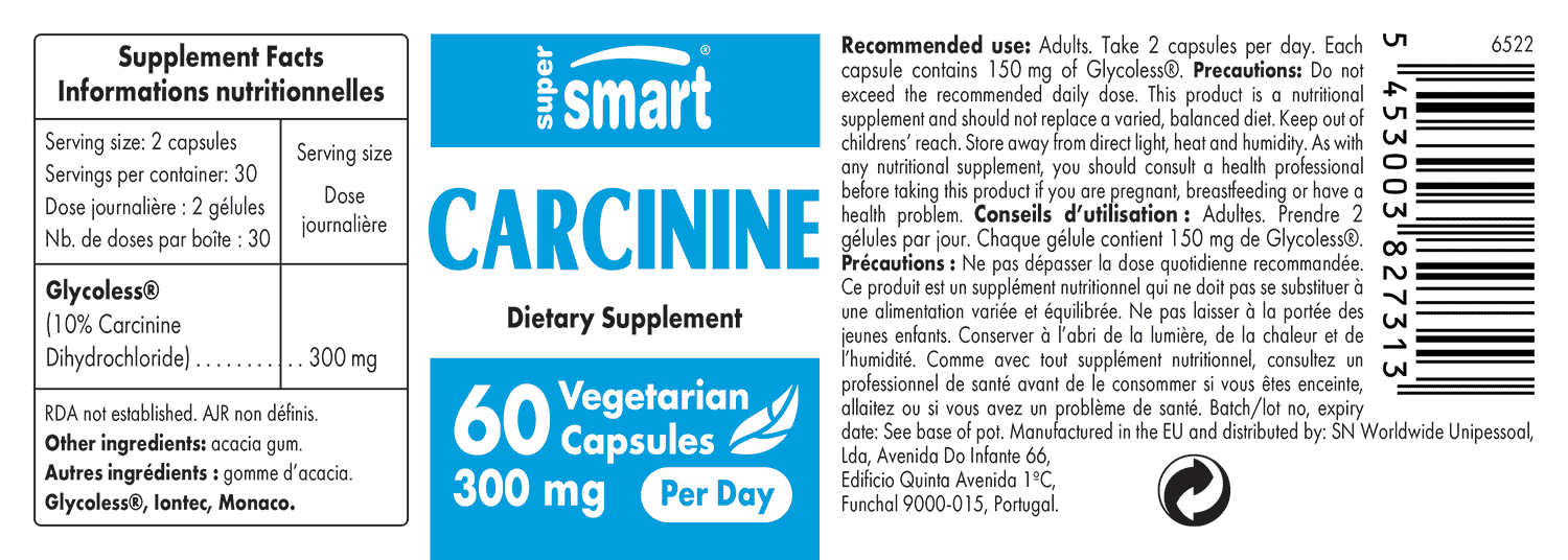 Carcinine - Helps to Combat Glycation and Cellular Ageing