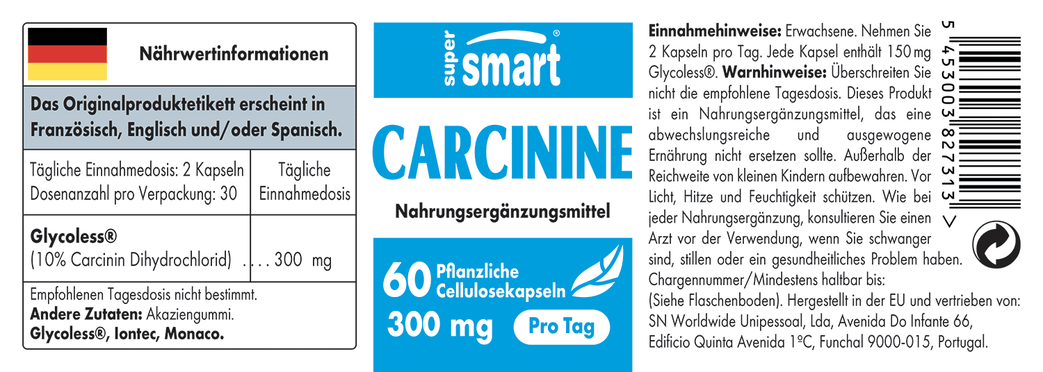 Carcinine | Ultrastabile und natürliche Carcininform
