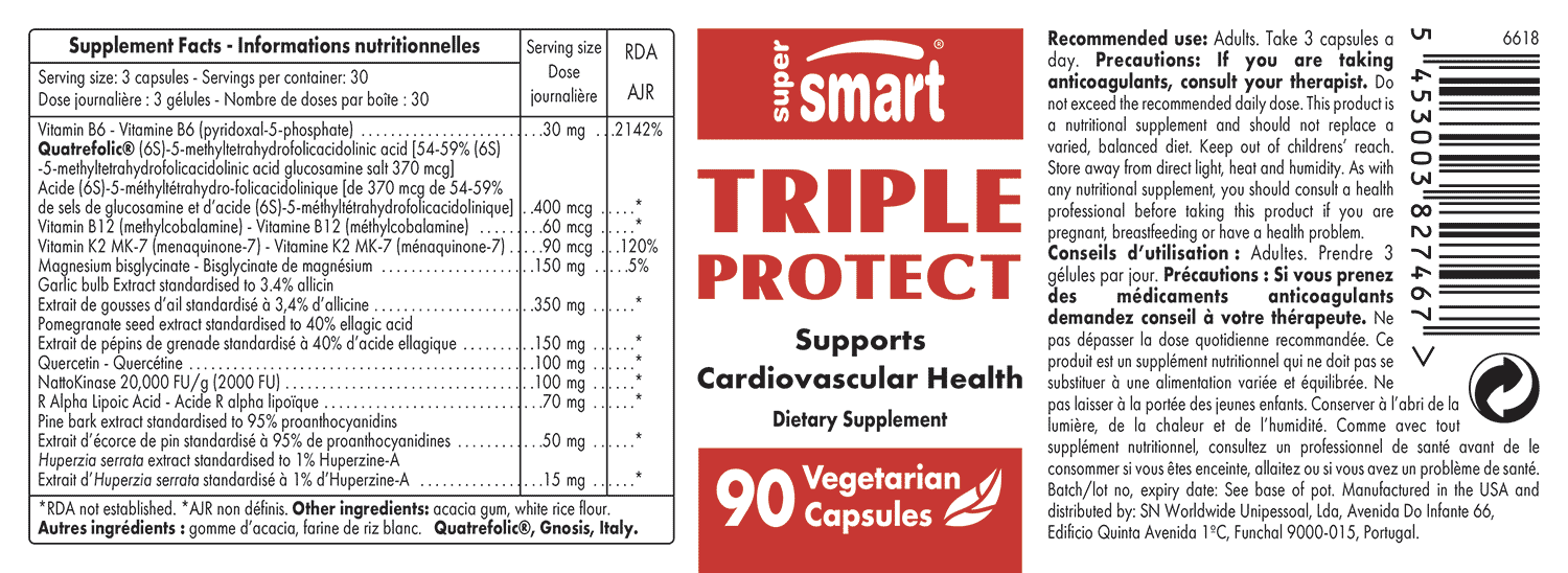 Triple Protect | Complément Alimentaire Cardio Vasculaire