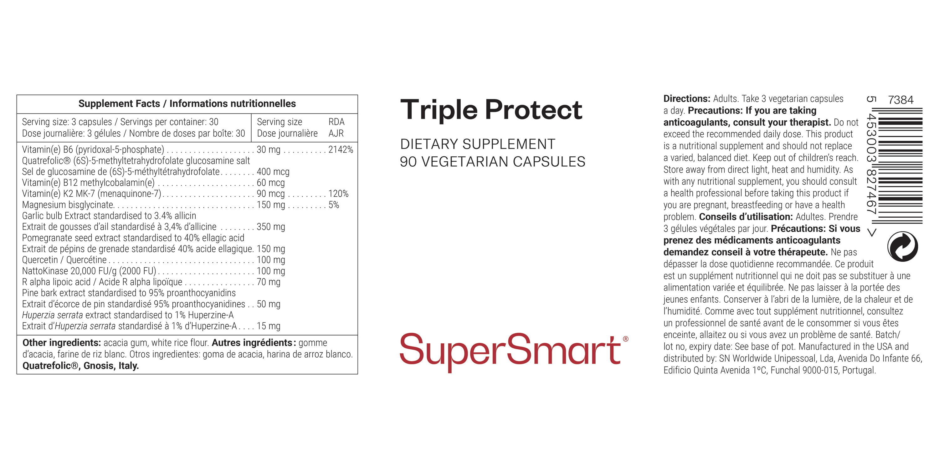 Triple Protect - Natural Formula to Support Cardiovascular Health