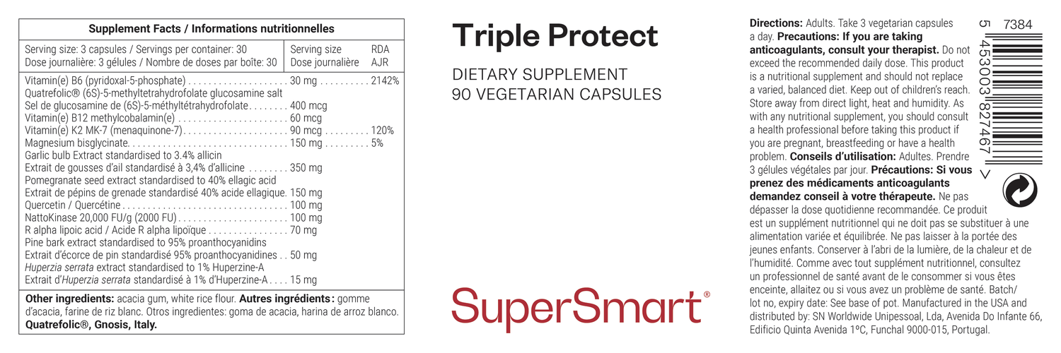 Triple Protect - Natural Formula to Support Cardiovascular Health